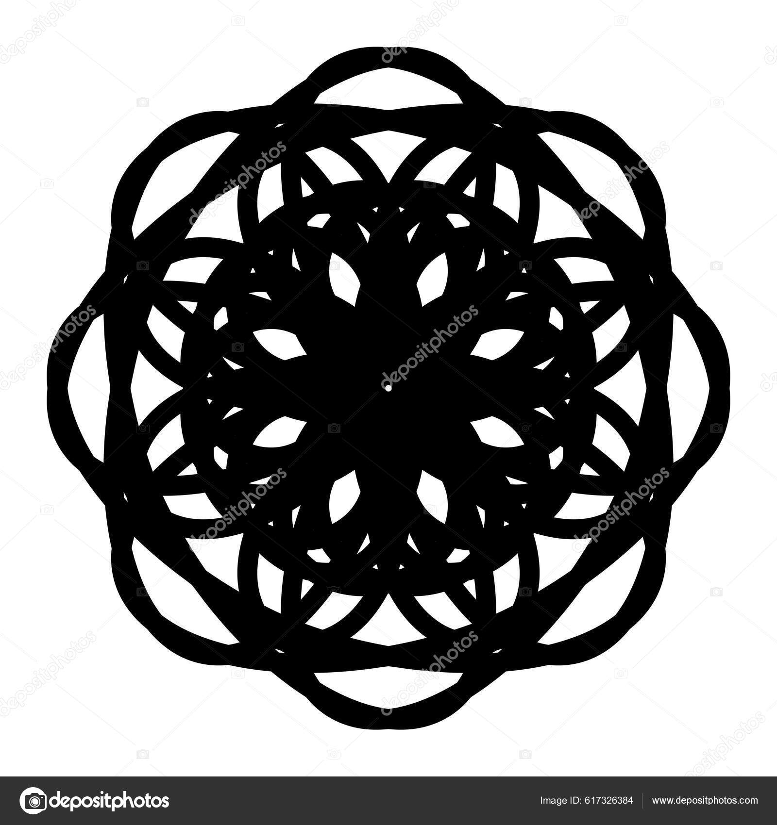 Geometrical Mandala Vector Illustration Stock Vector by ©diplograma ...