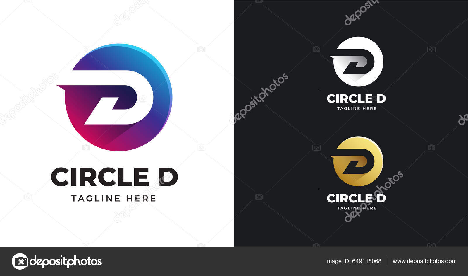 Letter Logo Vector Illustration Circle Shape Design Stock Vector by ...