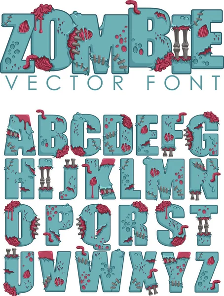100,000 Zombie font Vector Images | Depositphotos