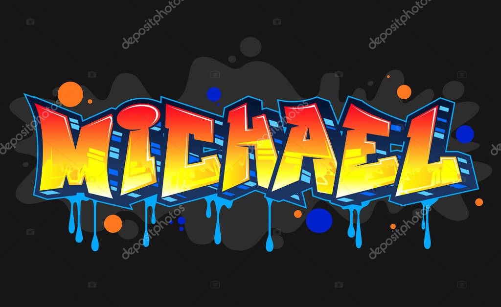 Graffiti Styled Design for Michael.... Este diseño de graffiti es una ...