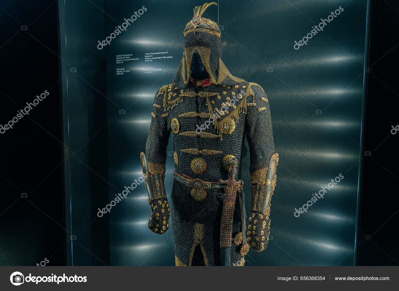 Antique Ottoman Sword Weapons Collection Istanbul Topkapi Palace Turkey ...