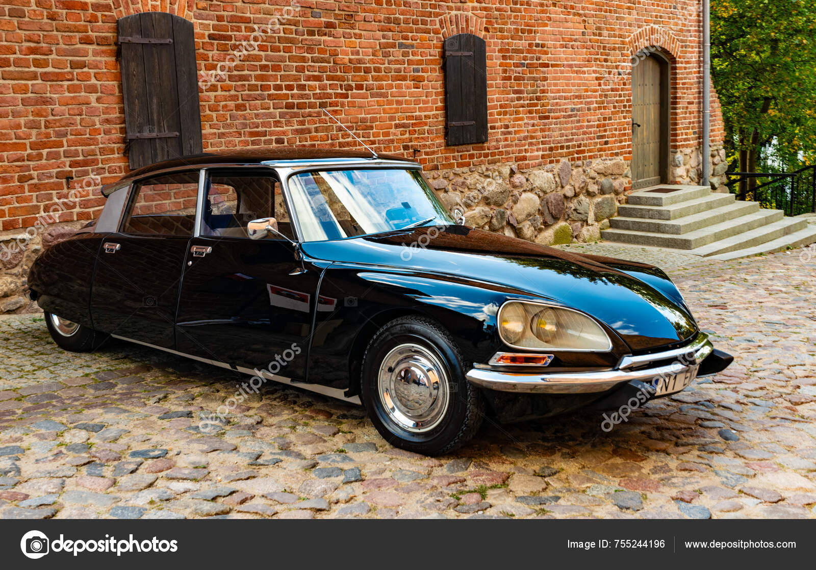 Paris France October 2024 Beautiful Classic Car Citroen Street Historic — Stock Editorial Photo ...