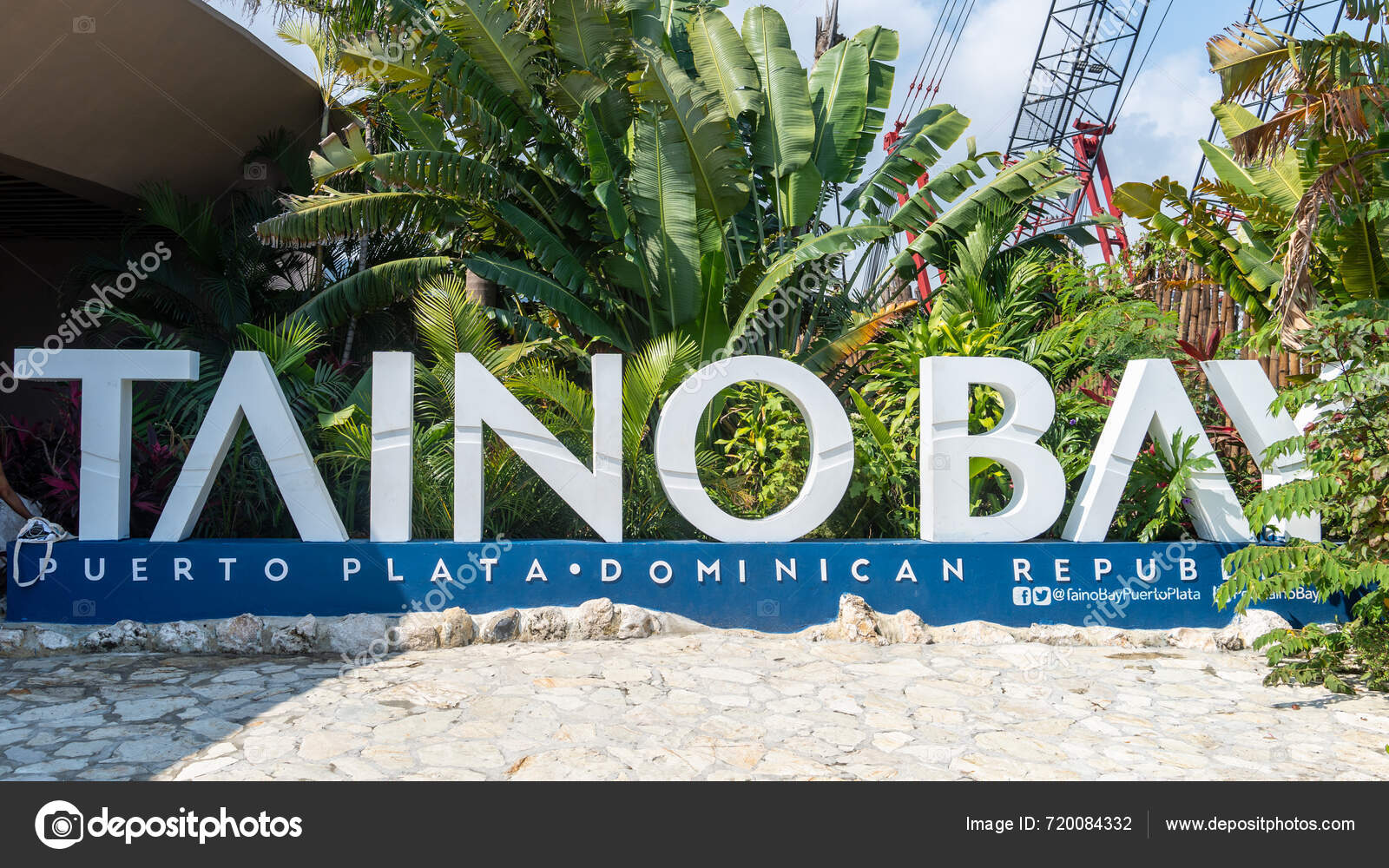 Puerto Plata April 2024 Sign Taino Bay Cruise Port Dominican — Stock ...