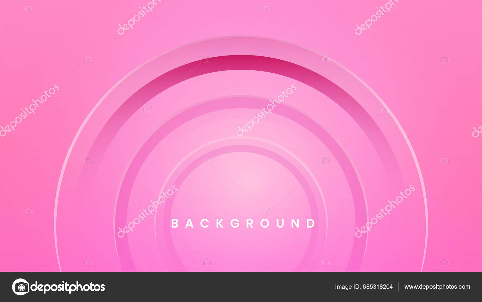 Pink Circle Background Swirl Circular Lines Element Stock Vector by ...