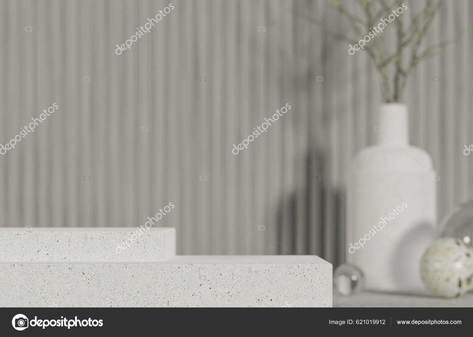 Mockup Cement Podium Product Presentation Podium Cement Background ...