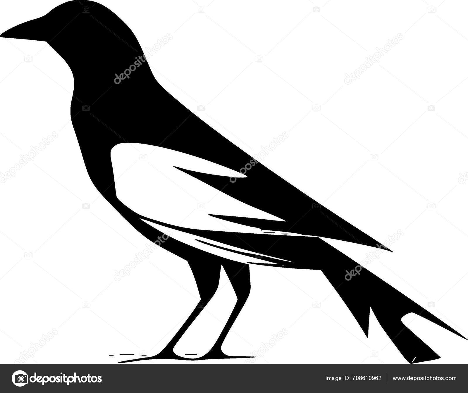 Crow High Quality Vector Logo Vector Illustration Ideal Shirt Graphic ...