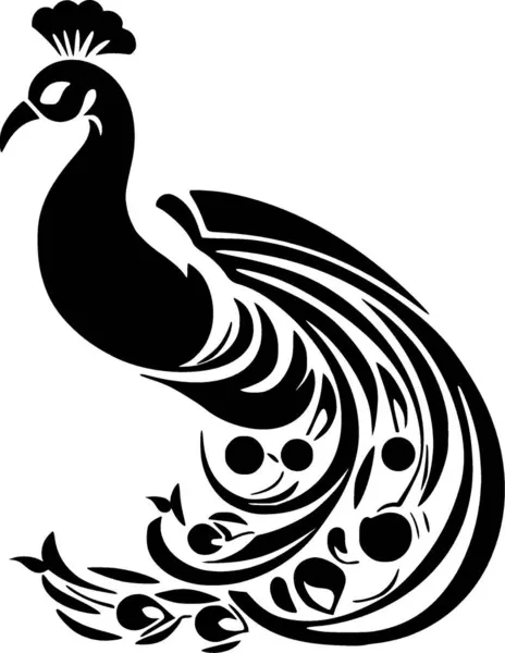 Rooster Minimalist Simple Silhouette Vector Illustration Stock Vector