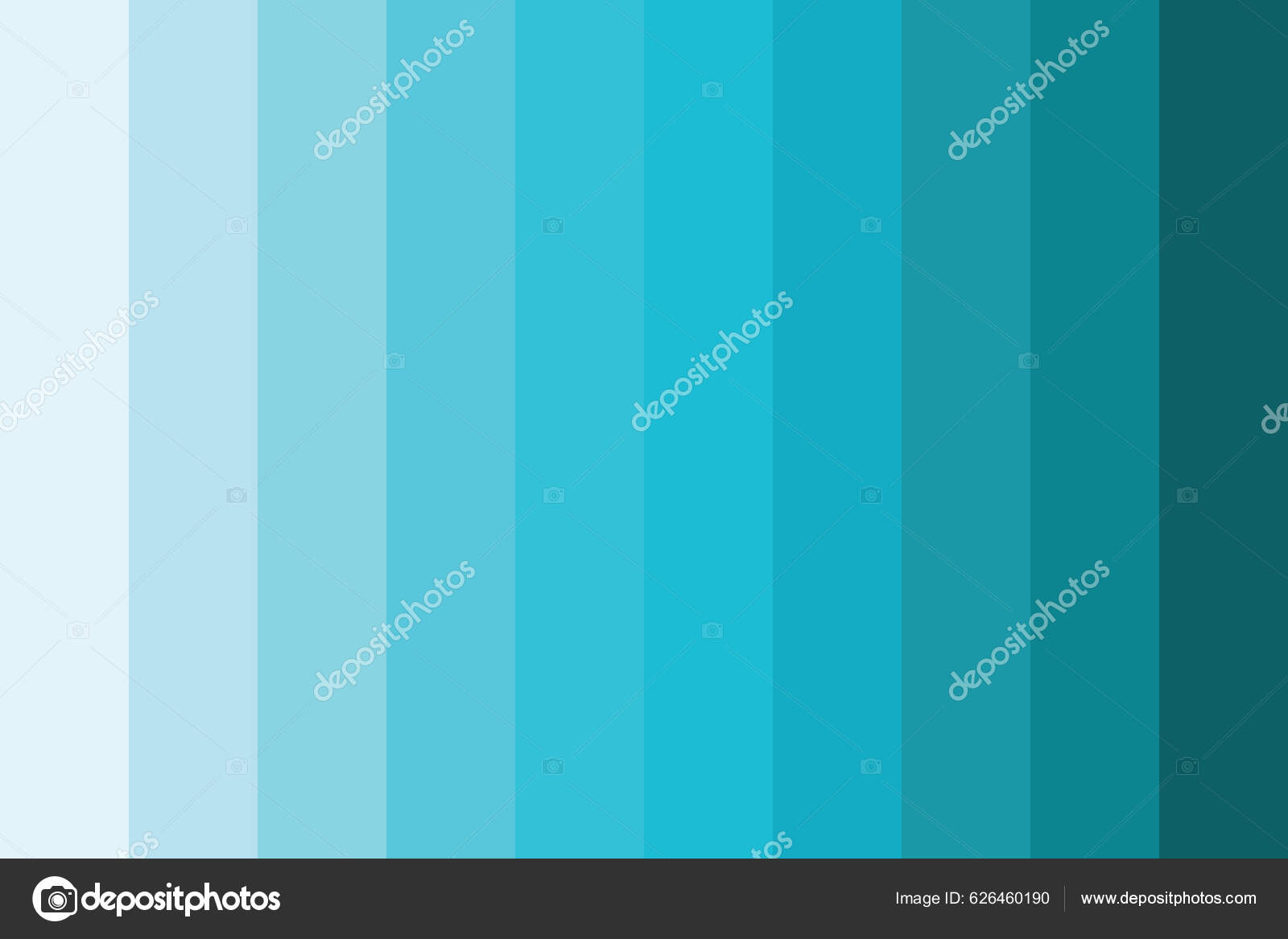 Cyan Color Palette Code Color Collection Background Stock Vector Image ...