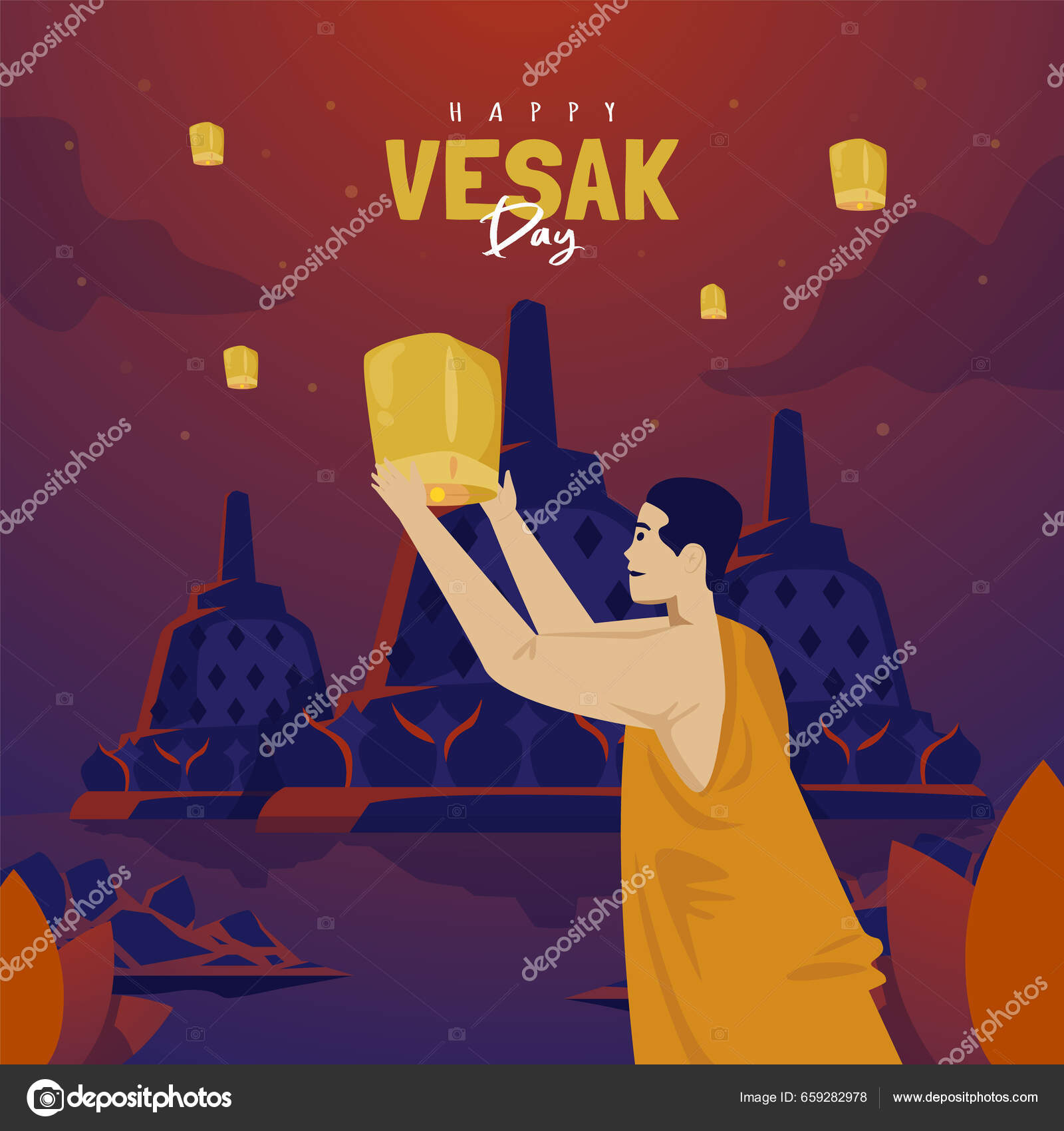 Vesak Lanterns Animations