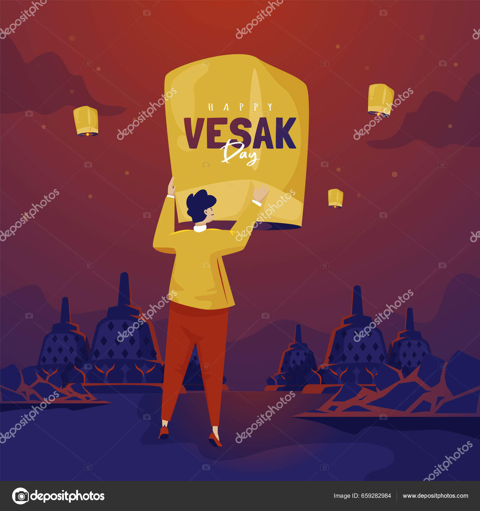 Vesak Lanterns Animations