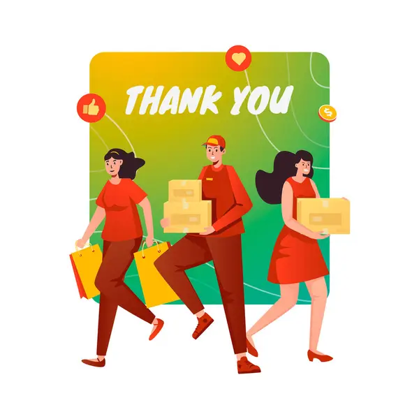 100,000 Thank you customer Vector Images | Depositphotos