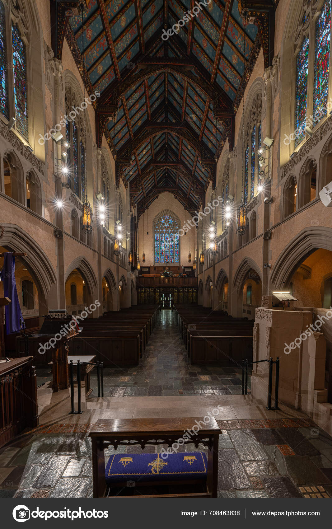 Historic Trinity Lutheran Church Detroit Michigan March 2024 — Stock ...