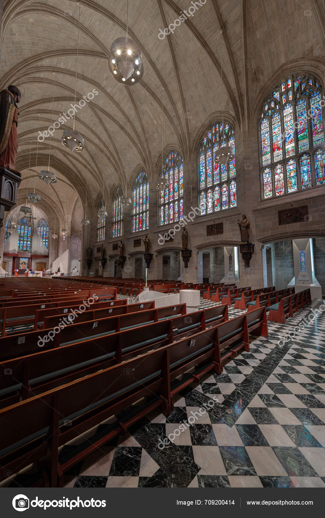 Historic Most Holy Sacrament Church Detroit Michigan March 2024 — Stock ...