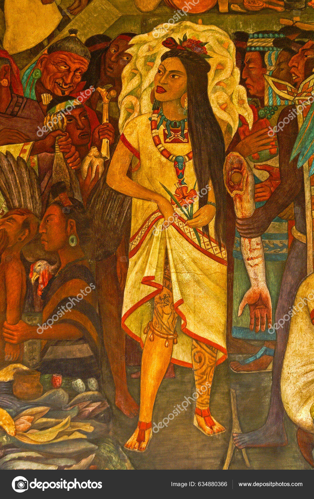 Murals Diego Rivera Palacio Nacional Centro Historico Mexico Mexico ...