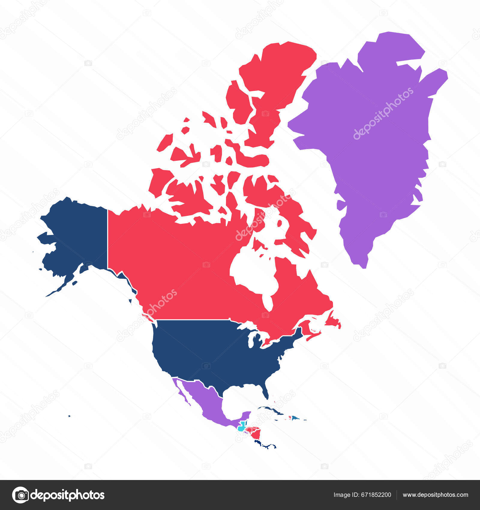Map Of North America Countries