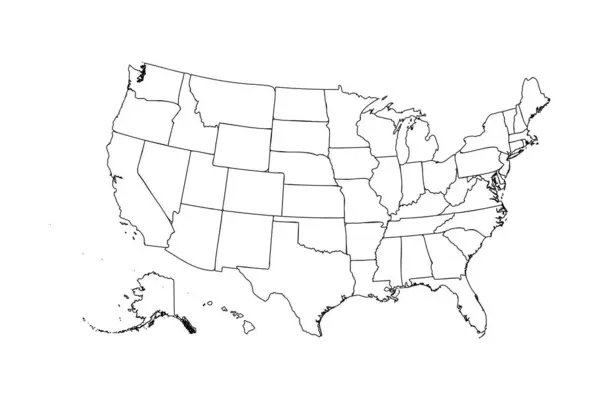 10,592,327 Map usa states Vector Images | Depositphotos