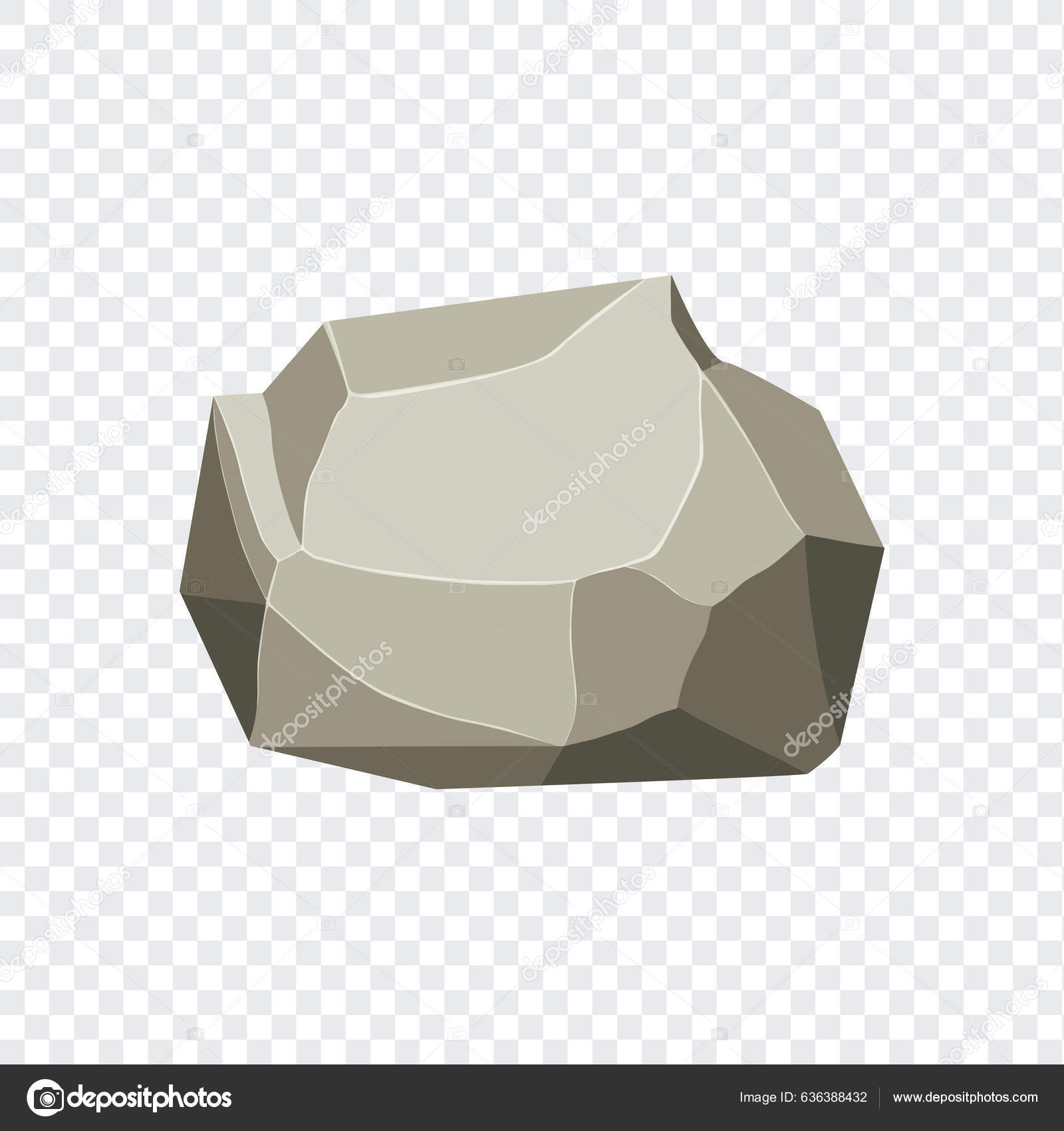 Batu Batu Besar Batu Bentuk Alami Ilustrasi Vektor Vektor Stok oleh ...