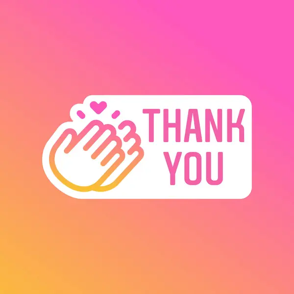 Thank you hands Vector Images | Depositphotos