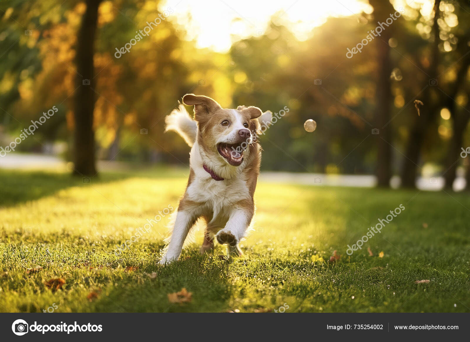 Dog Cute Dog Looking Camera Close Dog Cute Dog Playing — Stock Photo ...