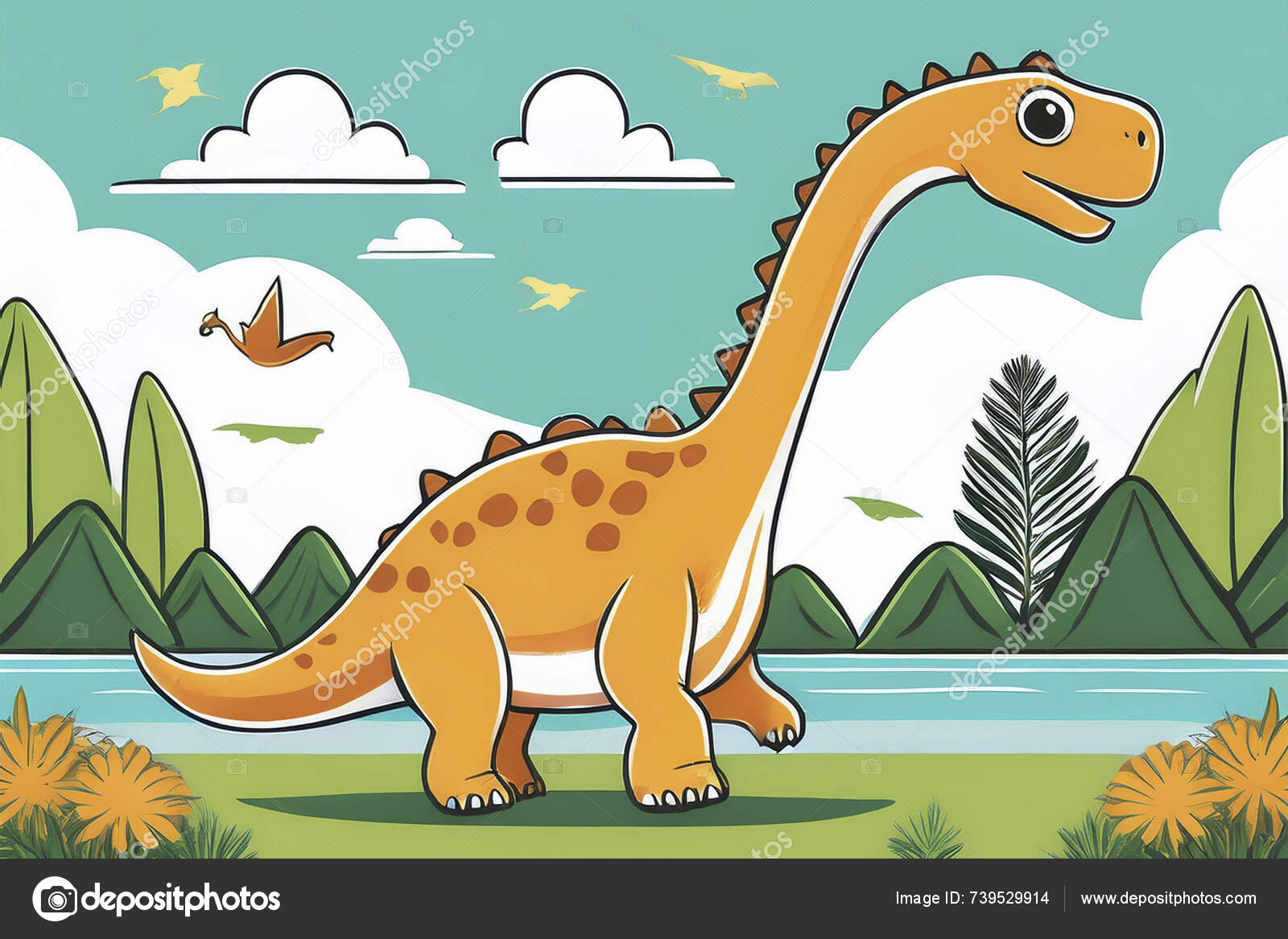 Dinosaur Dinosaurs Jungle View Ominous Rex Dinosaur Figurine Isolated ...