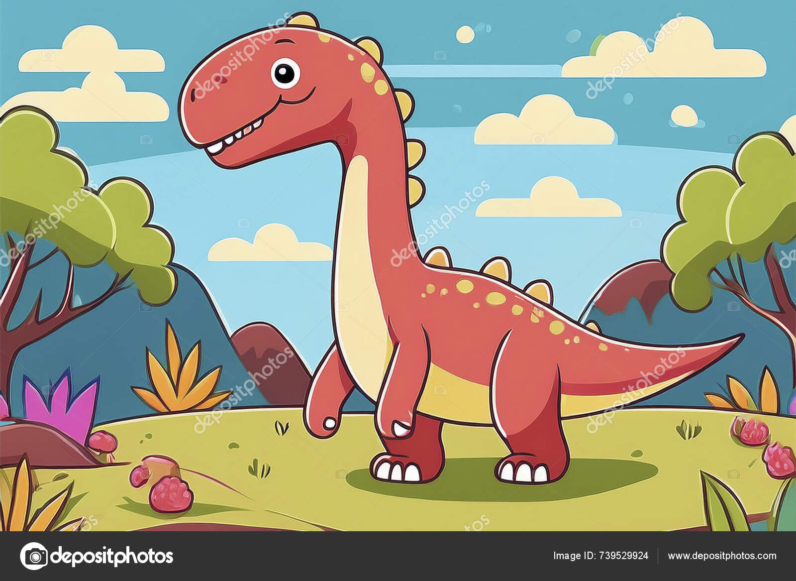 Dinosaur Dinosaurs Jungle View Ominous Rex Dinosaur Figurine Isolated ...