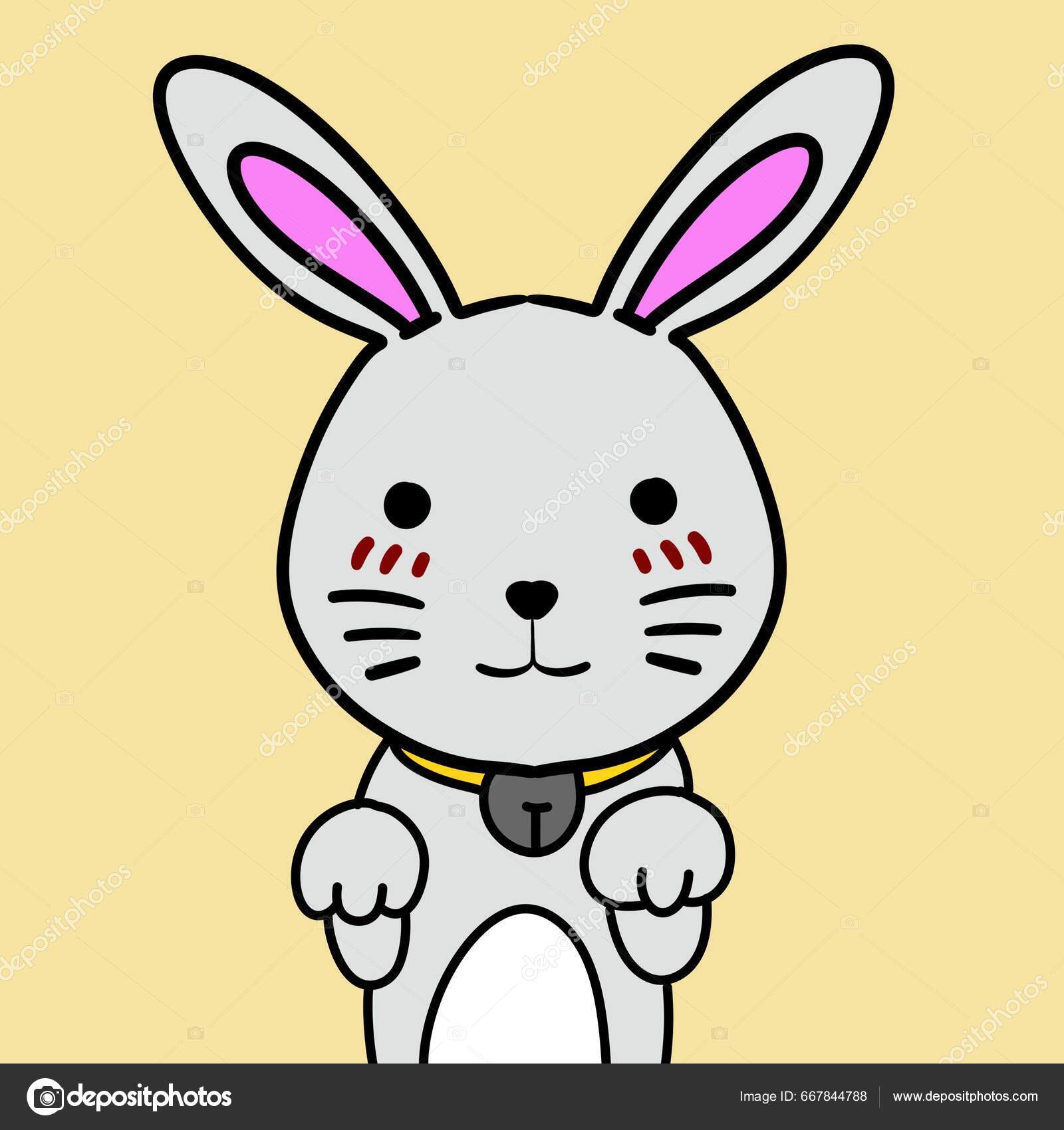 Cute Rabbit Bunny Ears — Stock Photo © pongsak14 #667844788