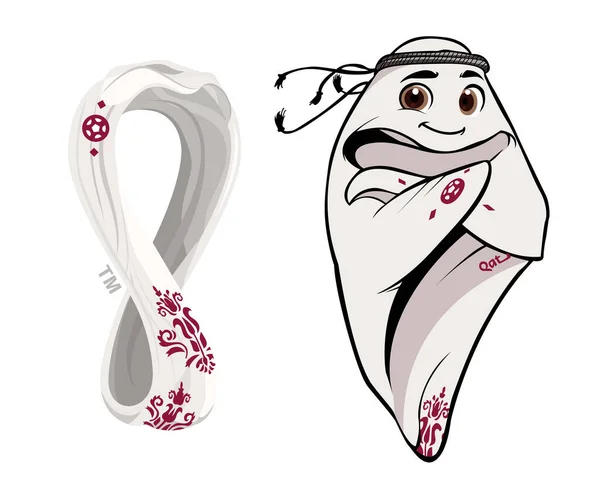 Mascot Fifa World Cup Qatar 2022 Official Logo Symbol Mondial Stock ...