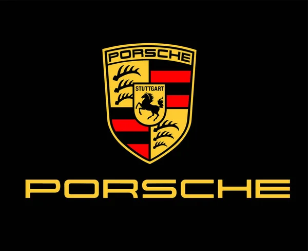 Porsche logo imágenes de stock de arte vectorial | Depositphotos