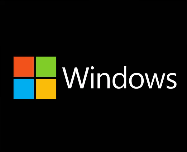 Windows Symbol Brand Logo White Design Microsoft Software Vector ...