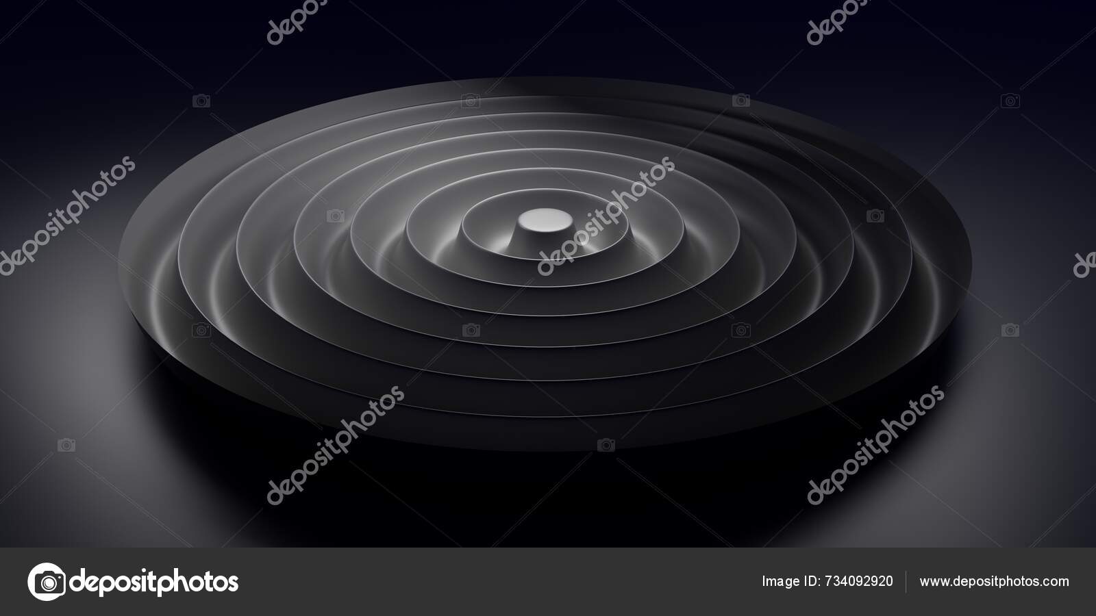 Abstract Circular Layer Background Elegant Style Future Technology ...