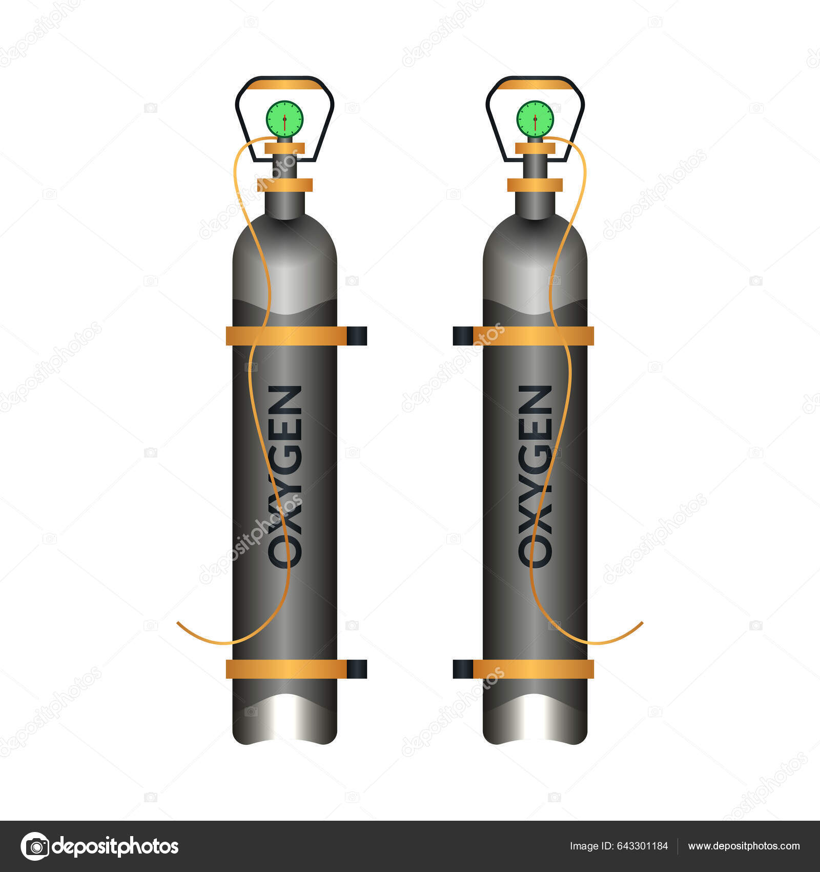 Oxygen Tank Cartoon
