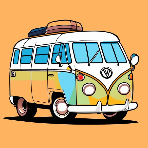 Vw Van Cartoon