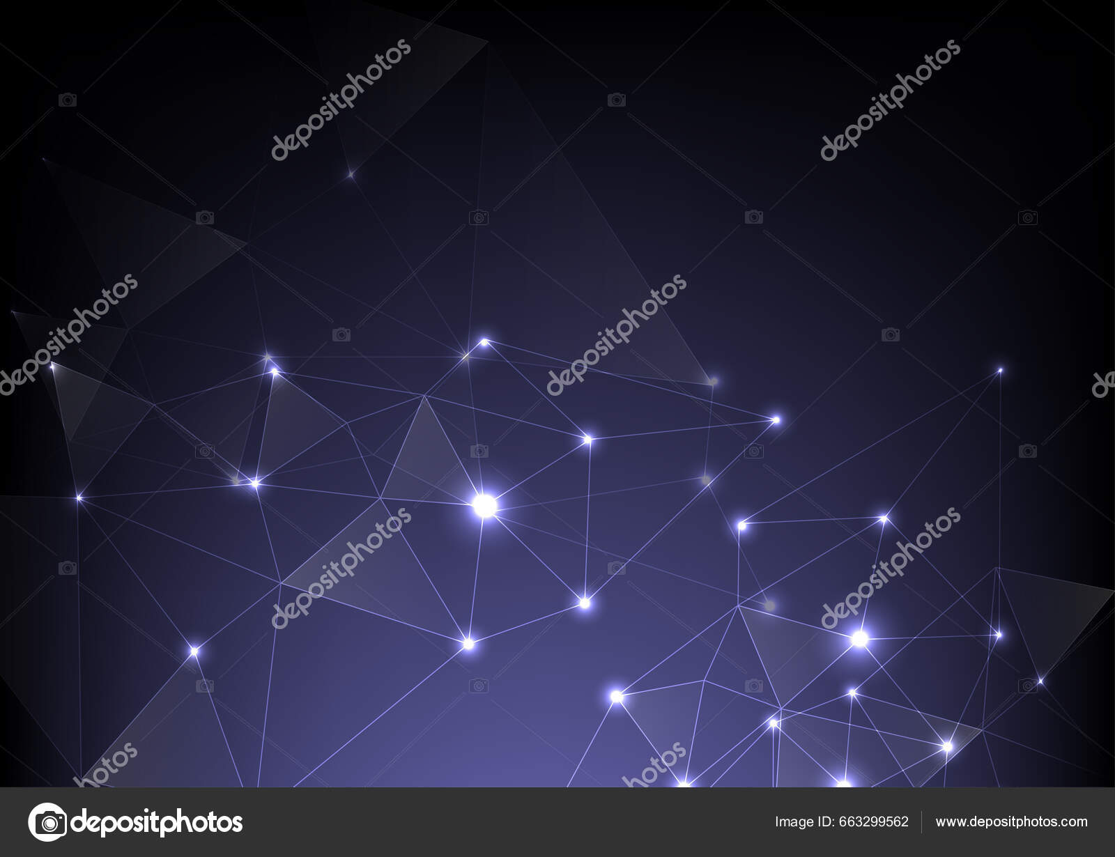 Vector Illustration Technology Network Background Connection Line Stock ...