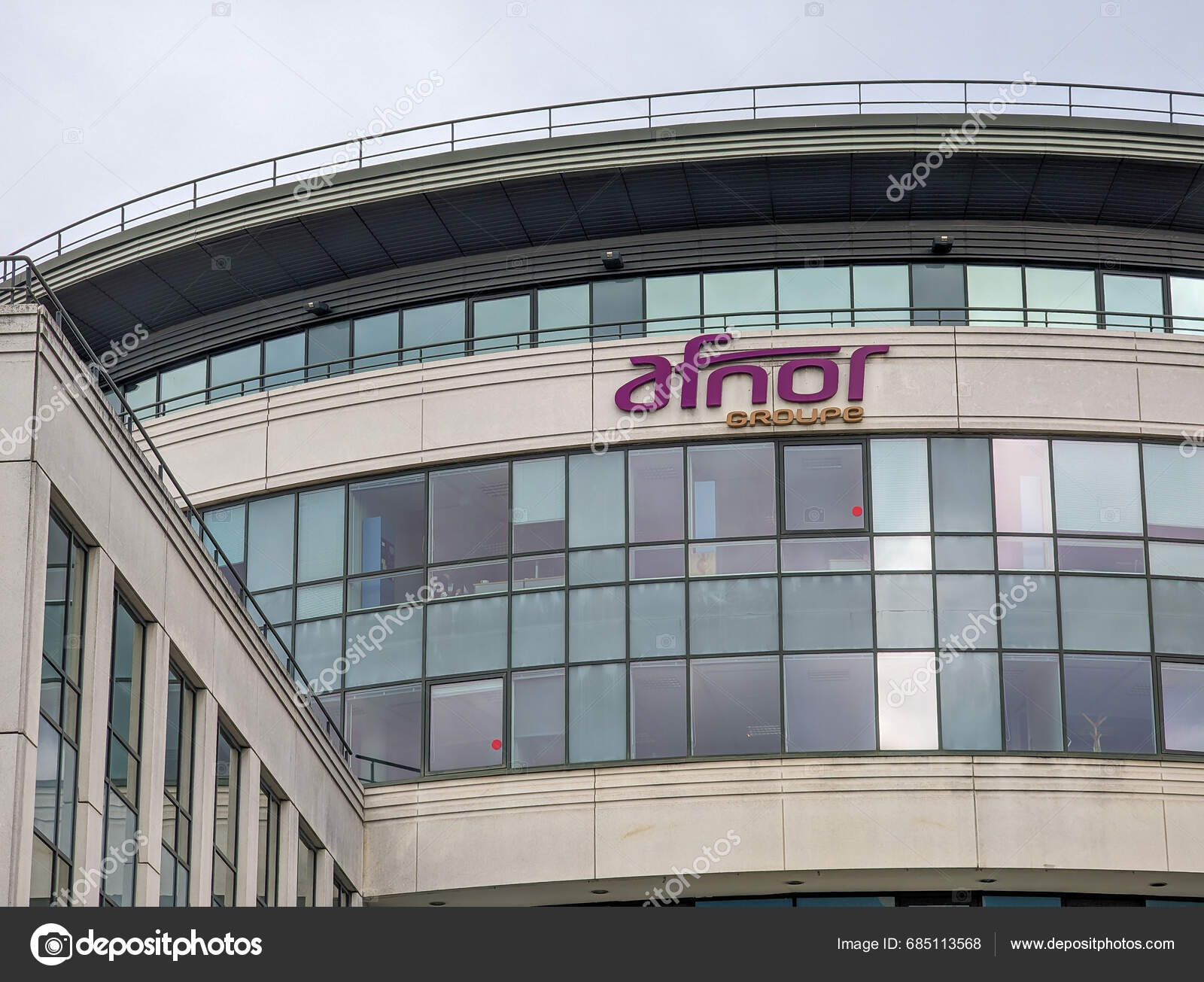Saint Denis France October 2023 Facade Headquarters Afnor Groupe French ...