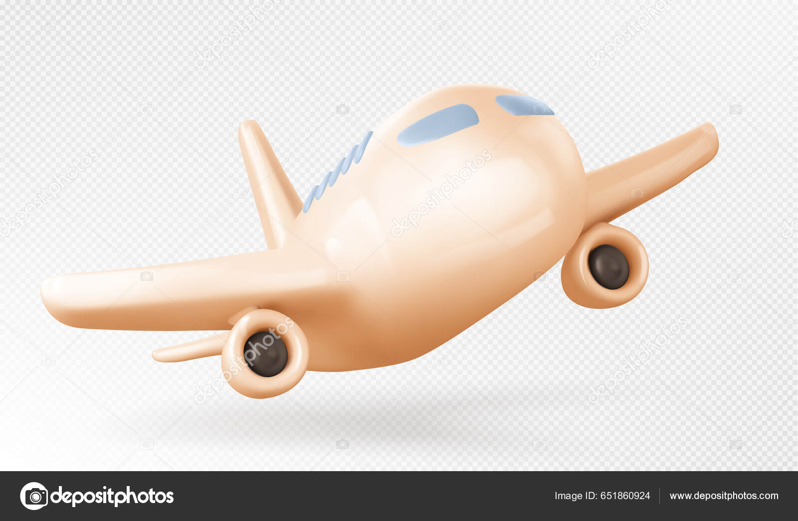 Isolated Plane Icon Vector Illustration Jet Flight Travel Model ...