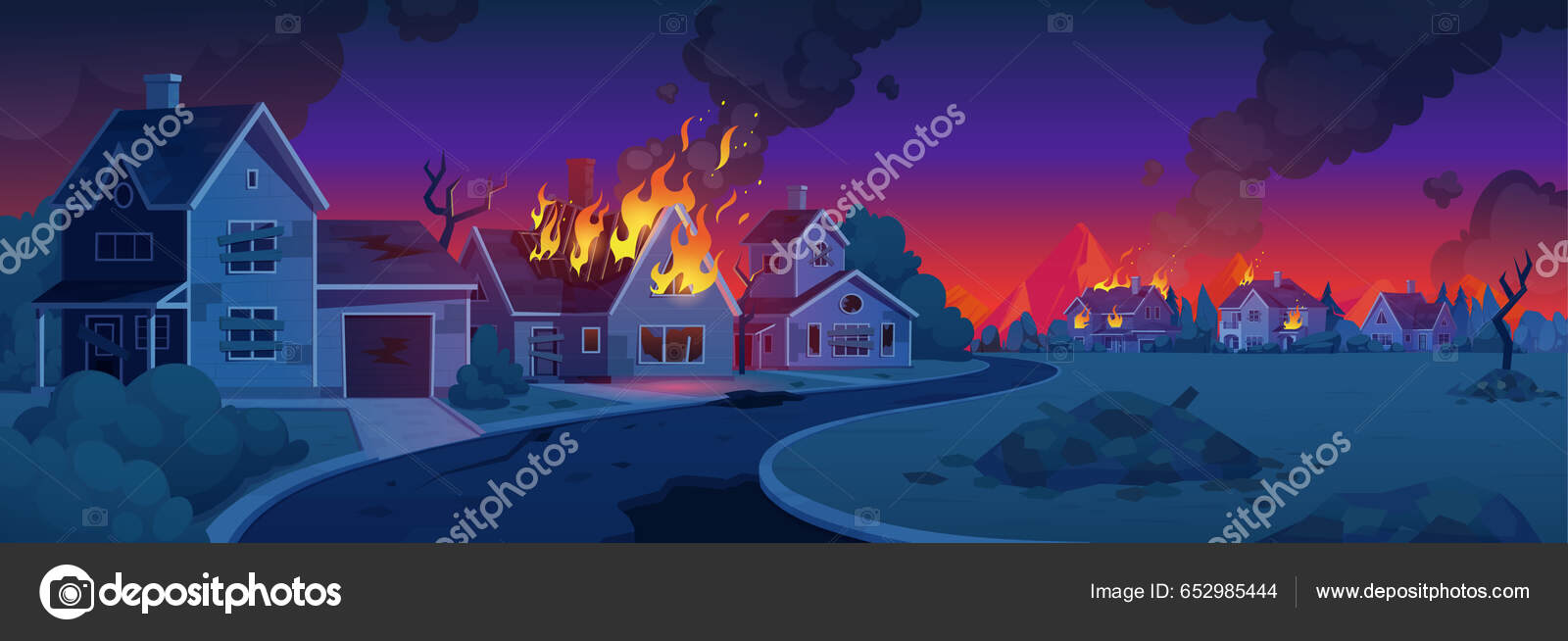 Fire Apocalypse Background