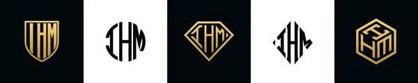 Letras iniciales IHM logo designs Bundle. Esta colección incorporada ...