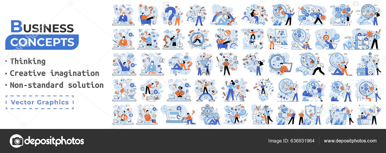 Creative Thinking People Different Mental Mindset Types Model Creative ...