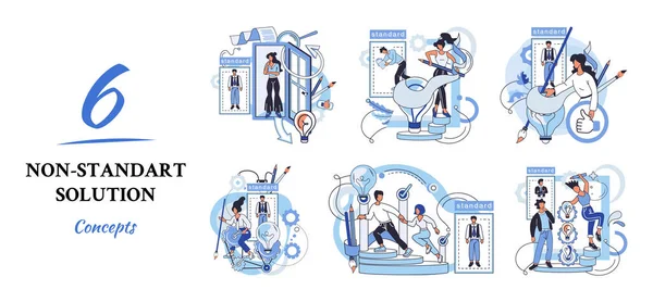 Non Standart Solution Solving Problem Metaphor Answer Question ...