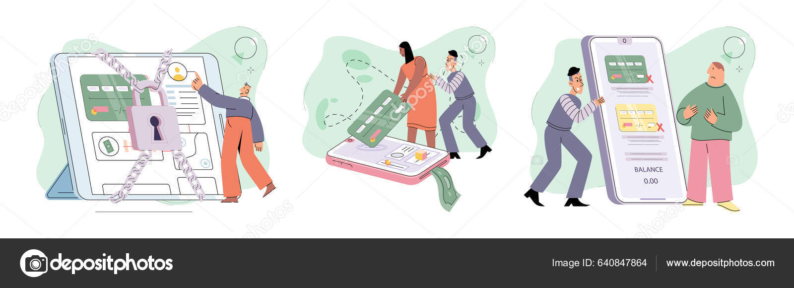 Hacker Activity Hacking Computer Phishing Account Steal Data Cyber Attack Vector De Stock