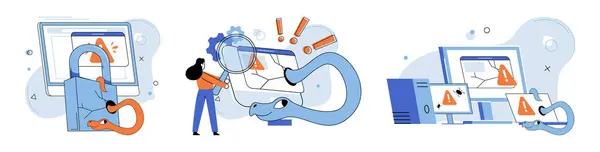 Database Security Vector Illustration Security Databases Paramount Maintaining Data ...