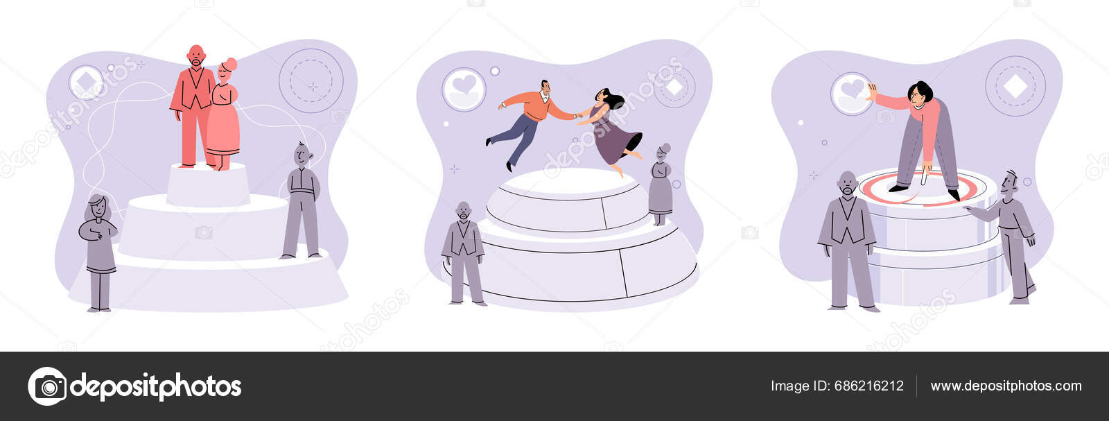 Boundary Vector Illustration Psychology Boundaries Explores Influence ...