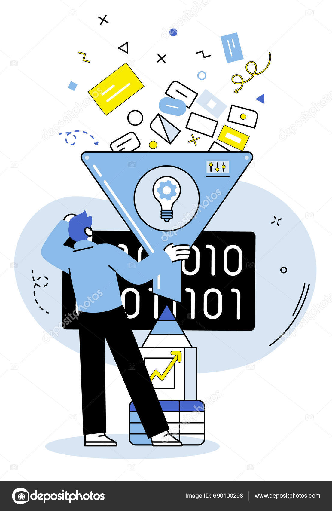 Business Analytics Vector Illustration Indexes Serve Benchmarks ... Business Analytics Vector Illustration Indexes Serve Benchmarks ...