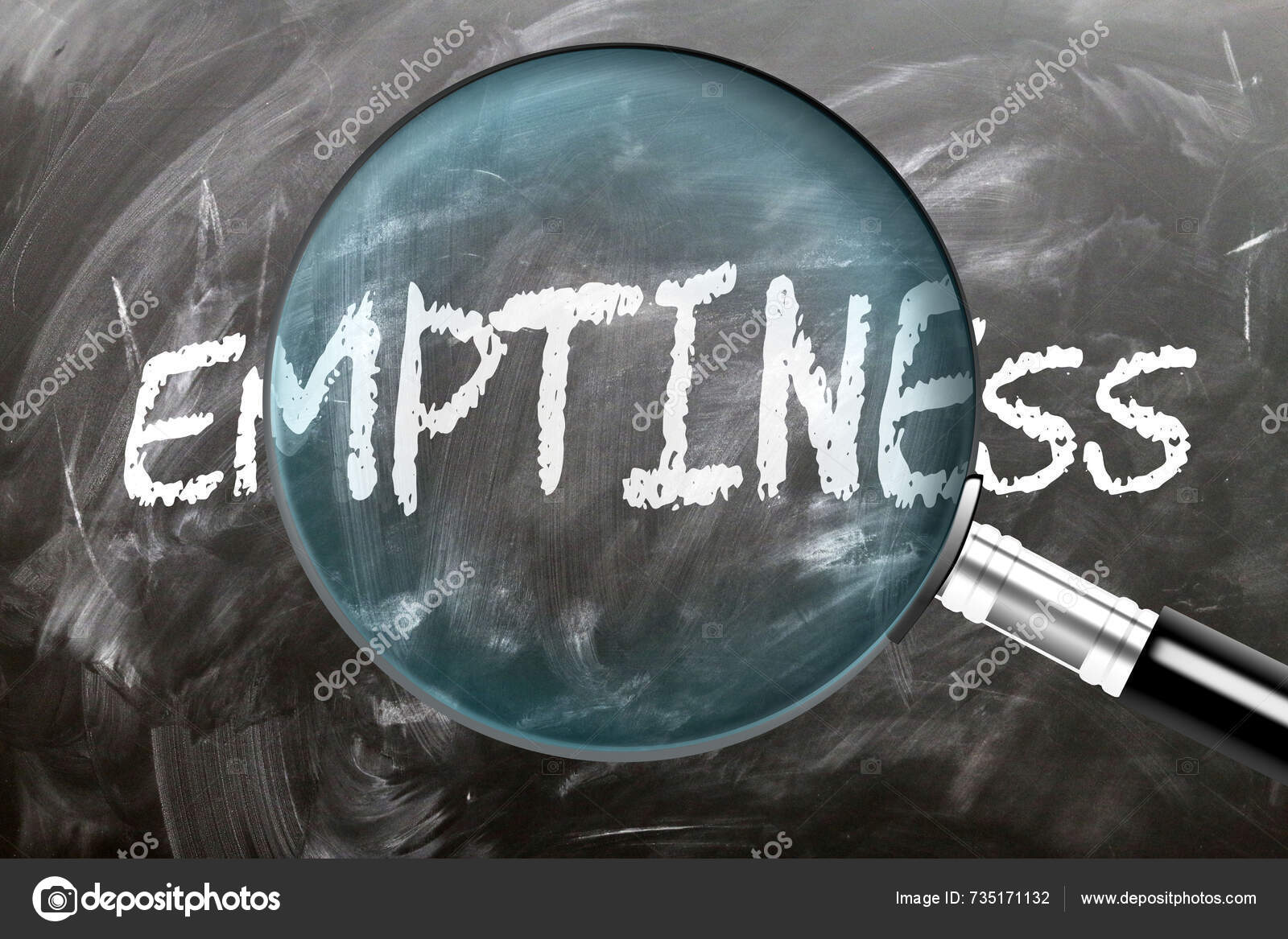 Emptiness Learn Study Inspect Taking Closer Look Emptiness Magnifying ...