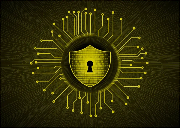Cyber Security Concept Abstract Background Lock Circuit Board Stock Vector by ©titima157@gmail ...