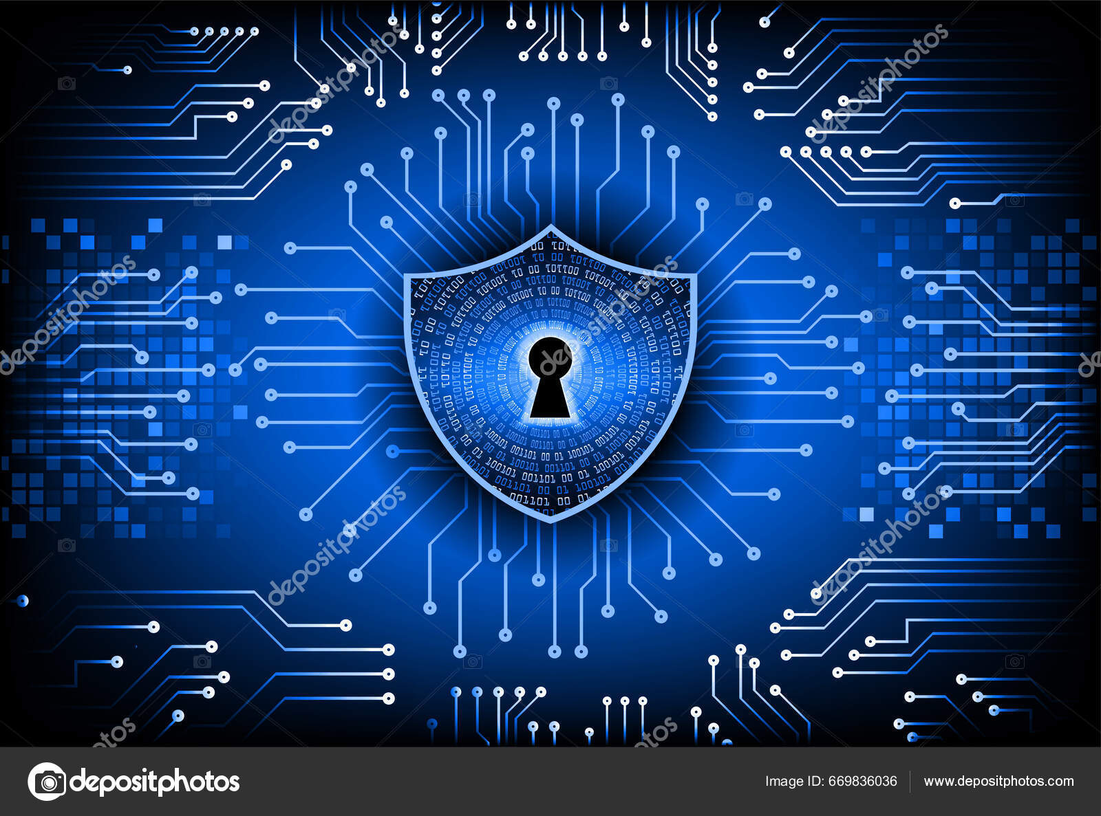 Cyber Security Concept Background Abstract Illustration Design Stock ...