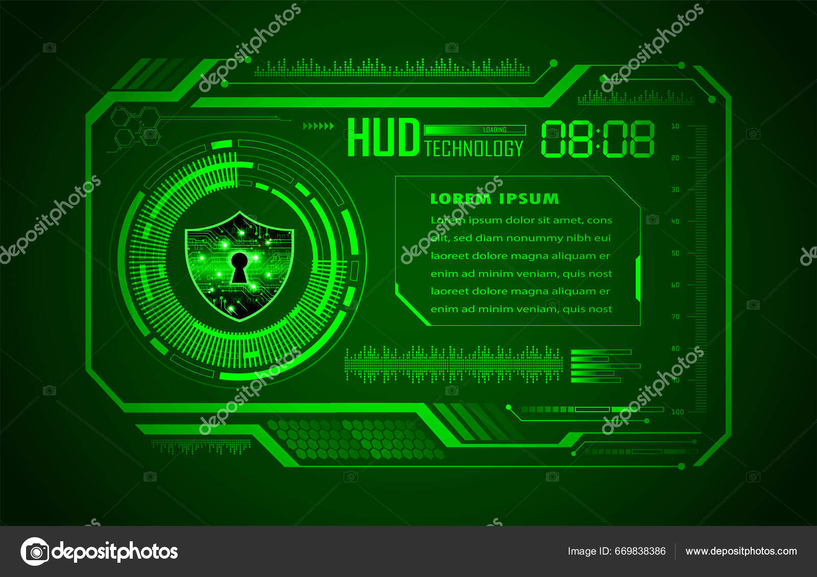 Cyber Security Concept Background Lock Stock Vector by ©titima157@gmail ...