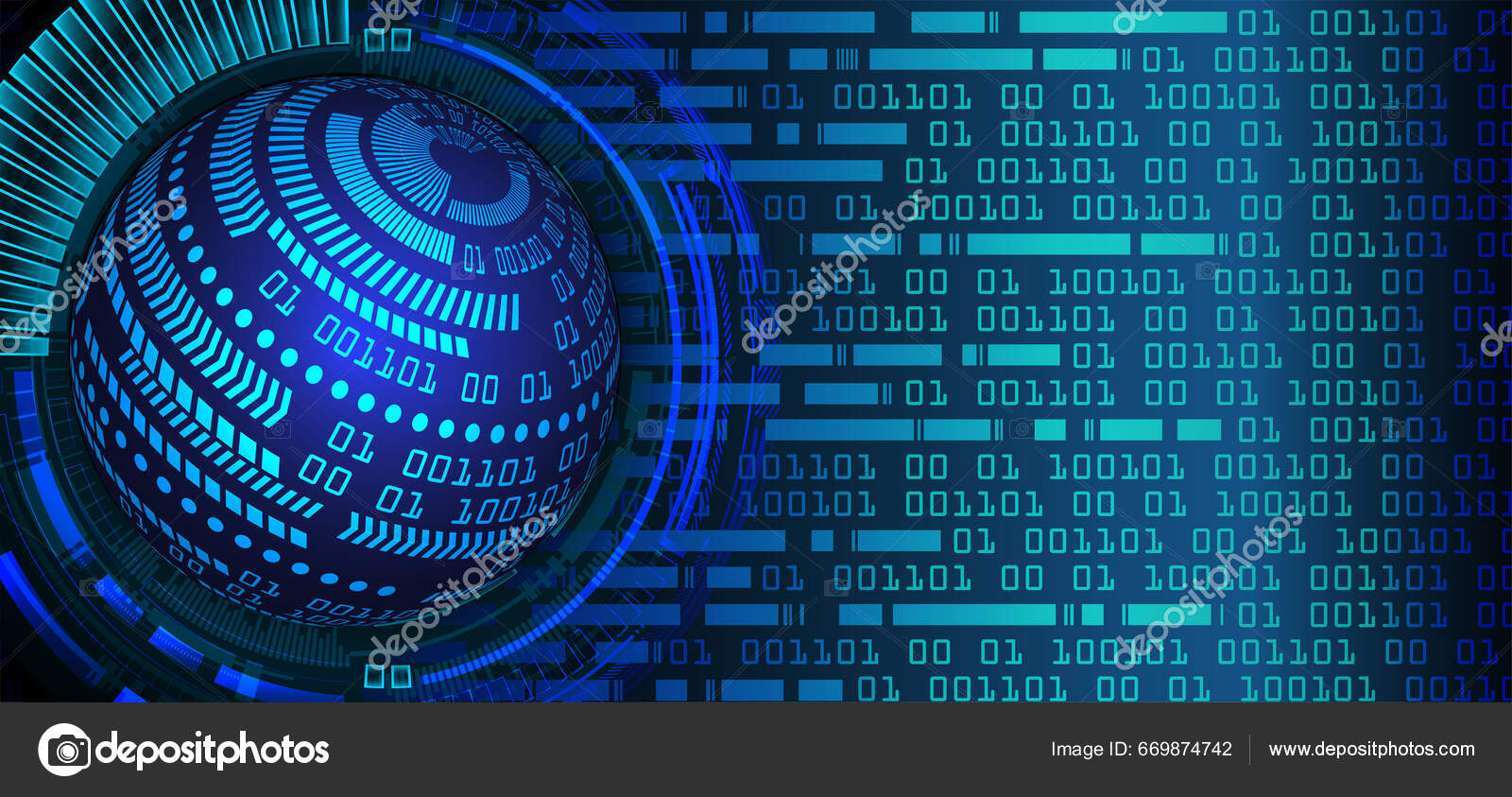 Cyber Security Concept Background Abstract Futuristic Vector Illustration Stock Vector by ...