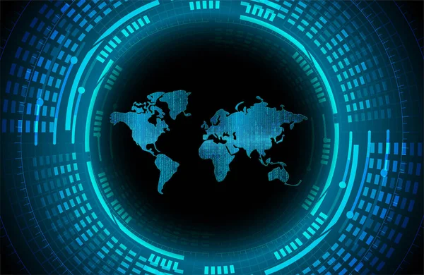 World Map Technology Background Digital Button Stock Vector by ©titima157@gmail.com 669875682