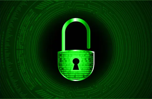 Digital Lock Technology Background Cyber Security Concept Stock Vector by ©titima157@gmail.com ...